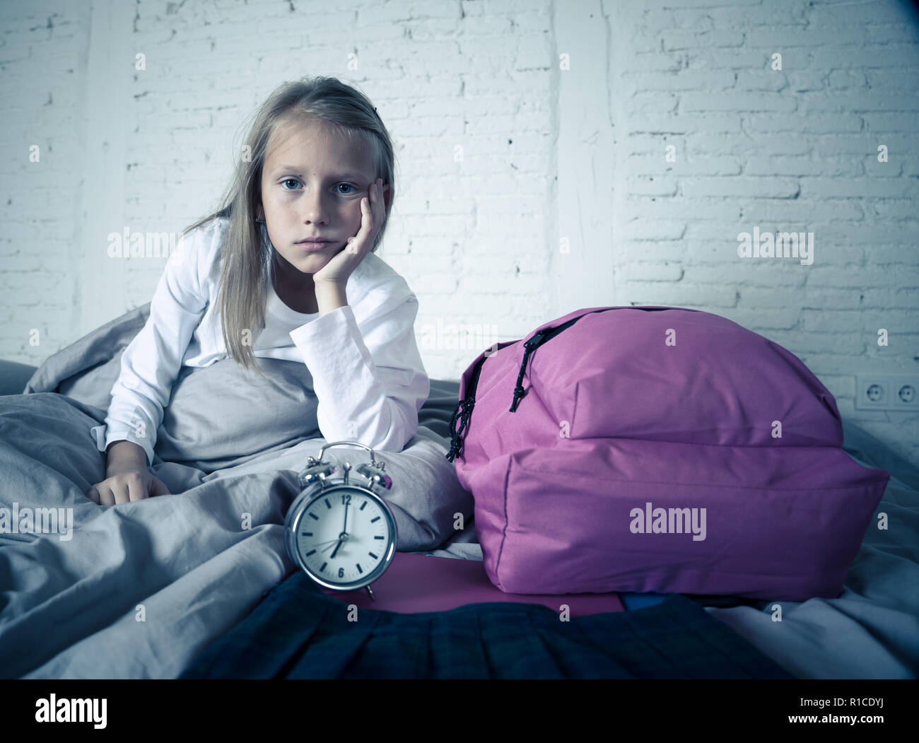 Children late for school hi-res stock photography and images - Alamy