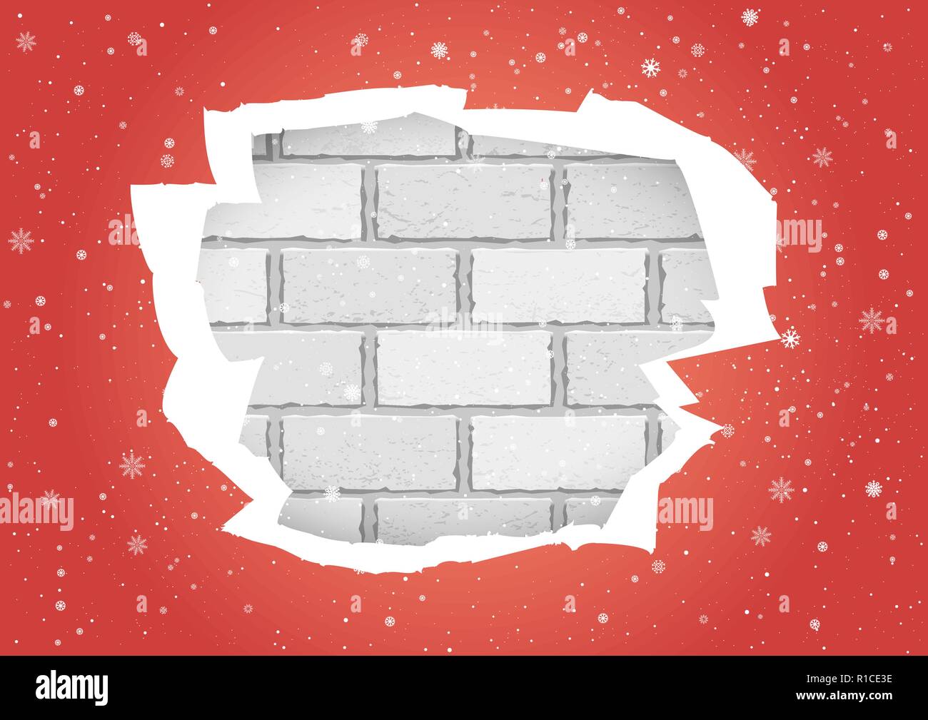 Red crushed brick Stock Vector Images - Alamy