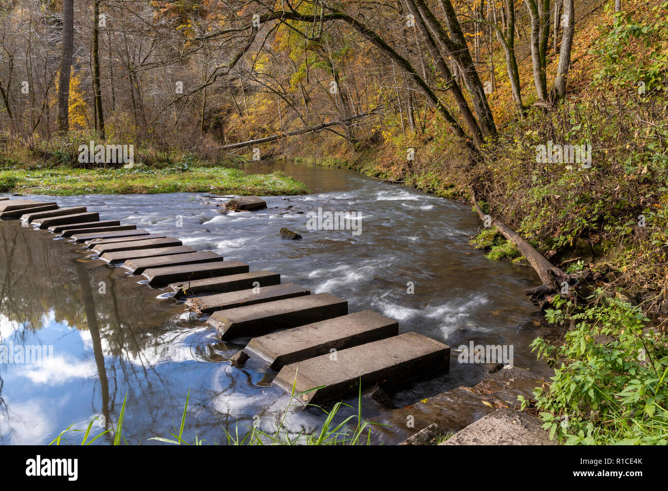 Footbridge woods hi-res stock photography and images - Alamy