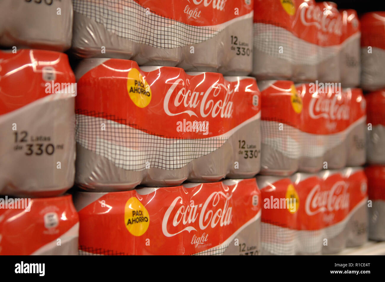 packs of Coca Cola,coke,soda Stock Photo - Alamy