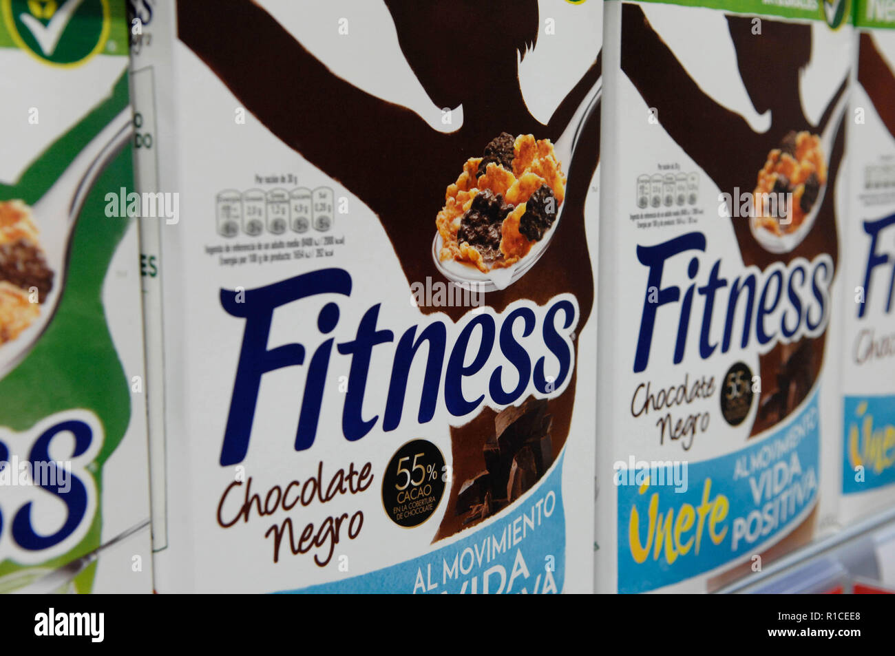 nestle Fitness Cereal Stock Photo - Alamy