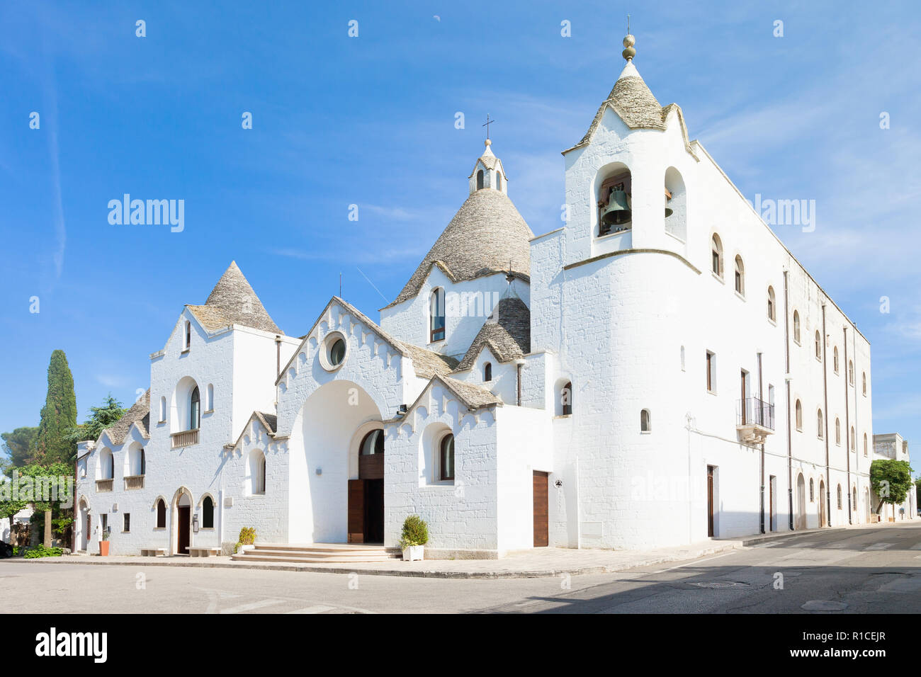 Alberobello, Apulia, Italy - Visiting the famous traditional church of ...