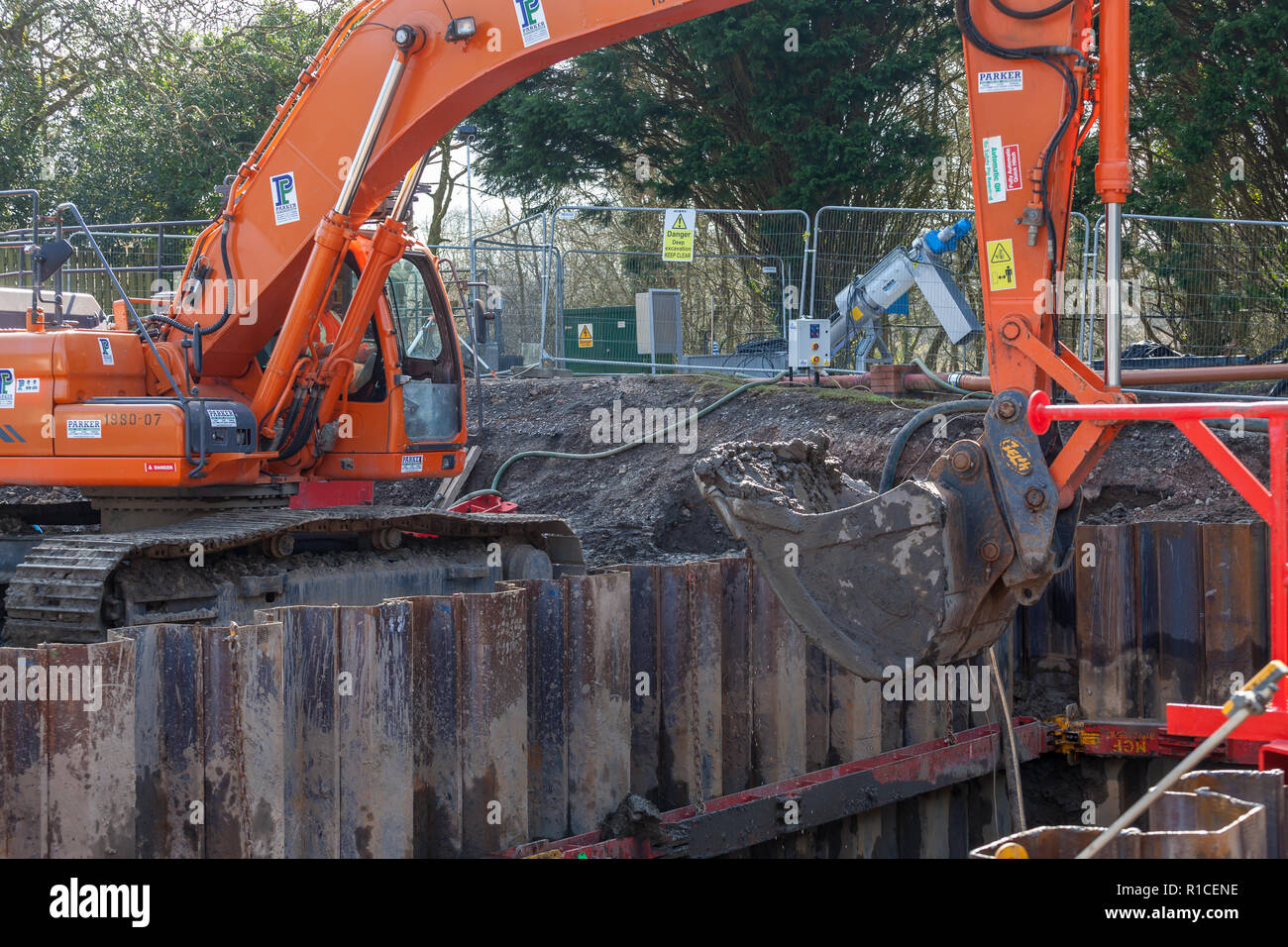 Construction Site UK Stock Photo - Alamy