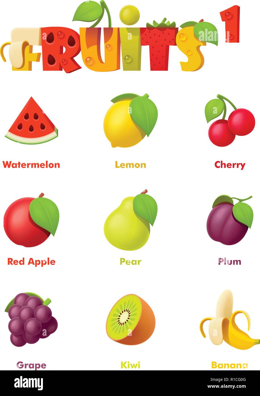 Cherry apple Stock Vector Images - Alamy