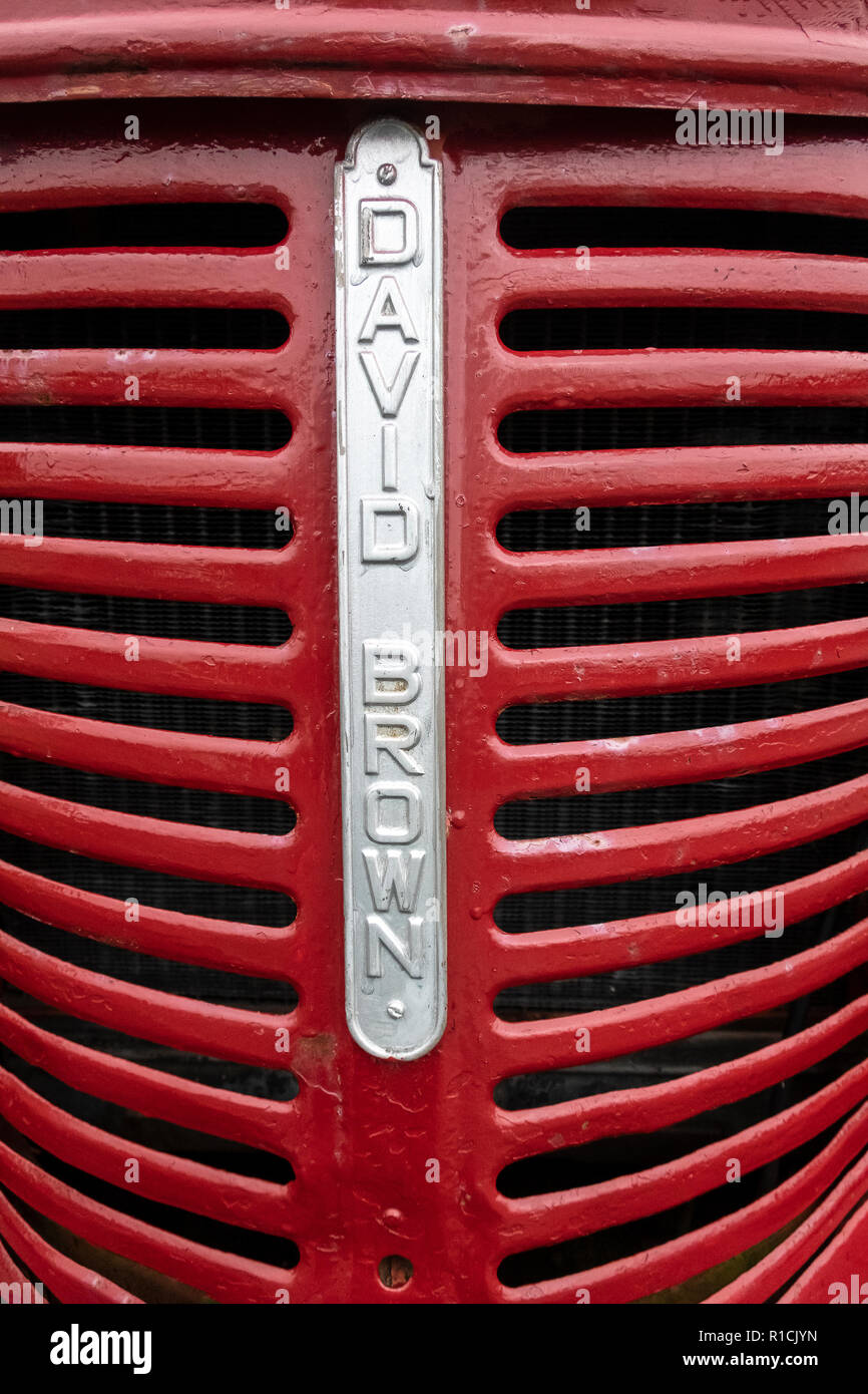 David Brown Super Cropmaster Tractor Stock Photo - Alamy