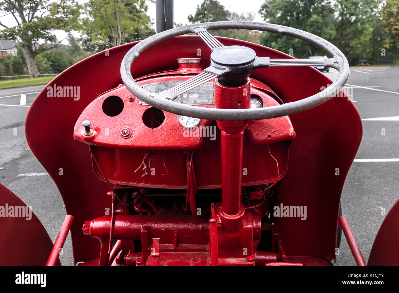 David Brown Super Cropmaster Tractor Stock Photo - Alamy