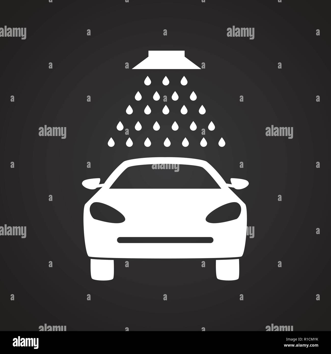 Car wash on black background Stock Vector Image & Art - Alamy
