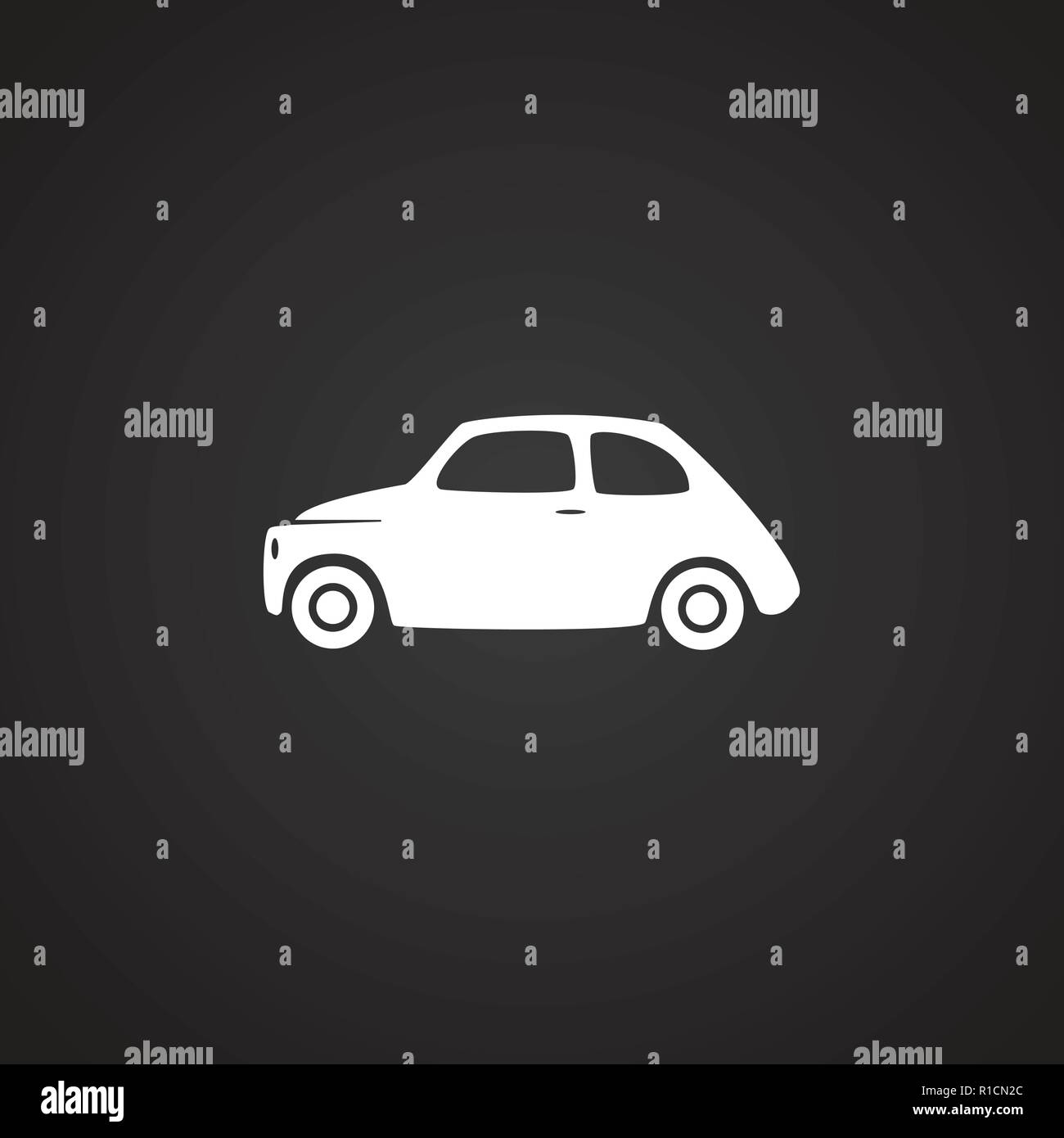 Car on black background Stock Vector Image & Art - Alamy