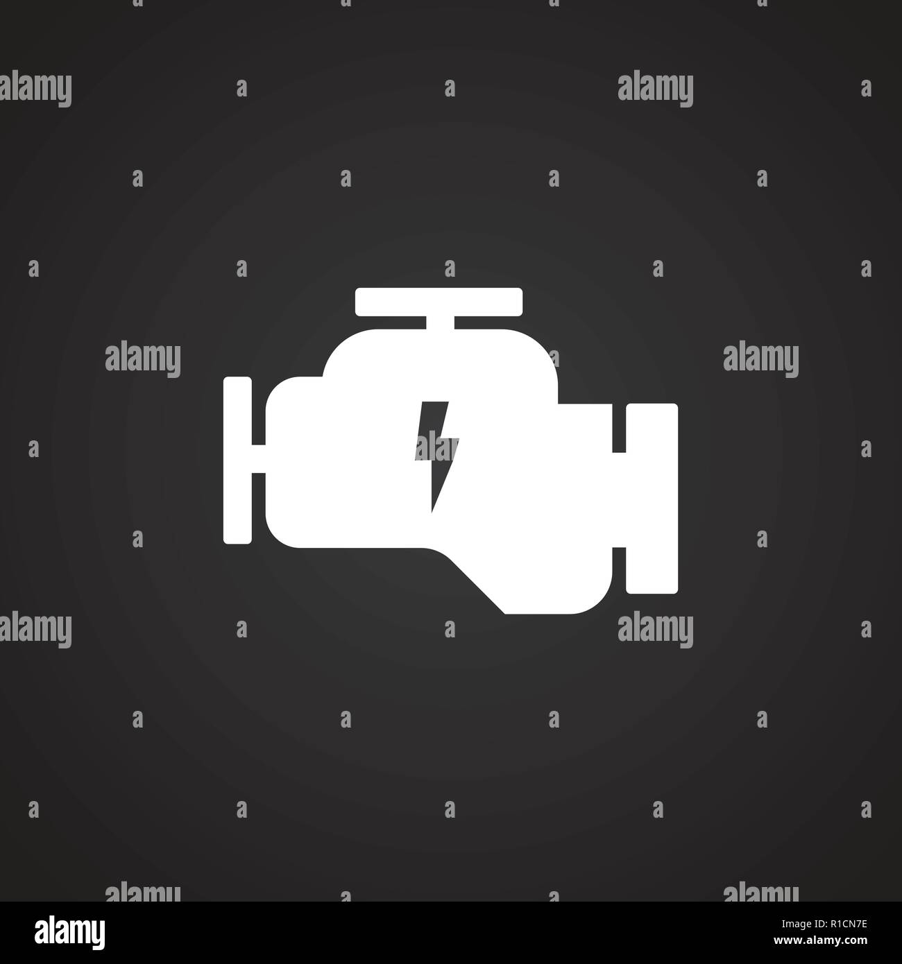 Transmission check up on black background Stock Vector Image & Art - Alamy