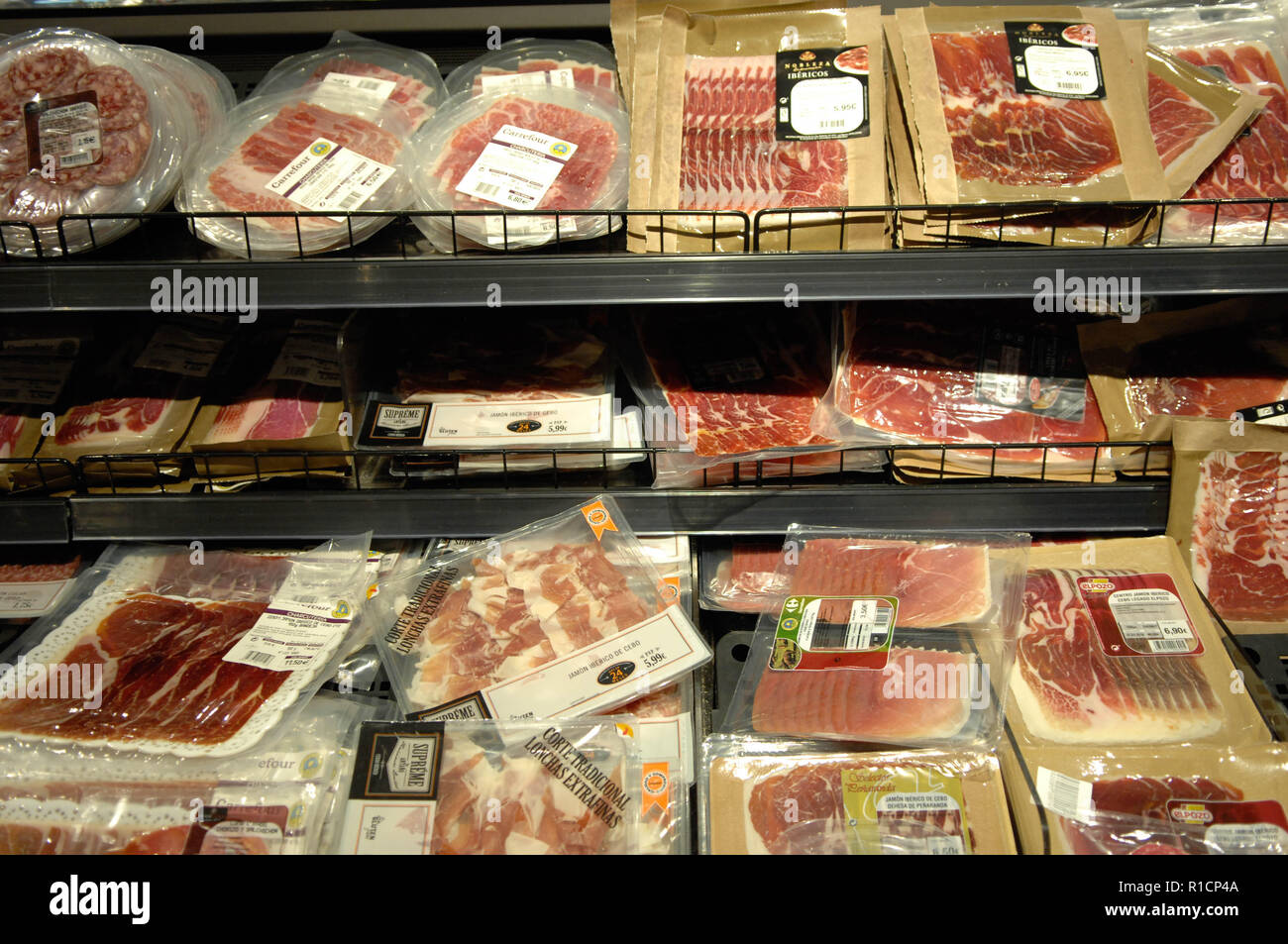 Wet cured ham hi-res stock photography and images - Alamy