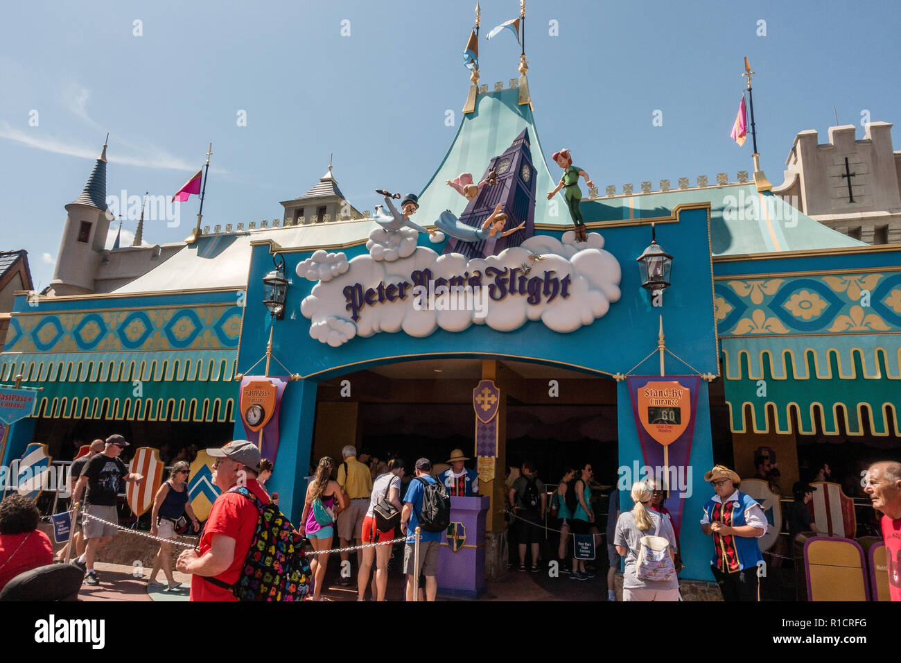 Magic kingdom orlando peter pan hi-res stock photography and images - Alamy