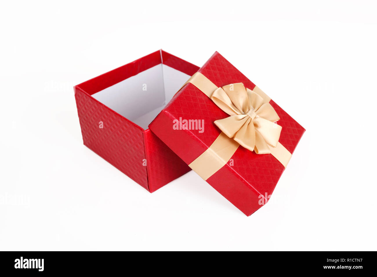 gift box over white background Stock Photo - Alamy