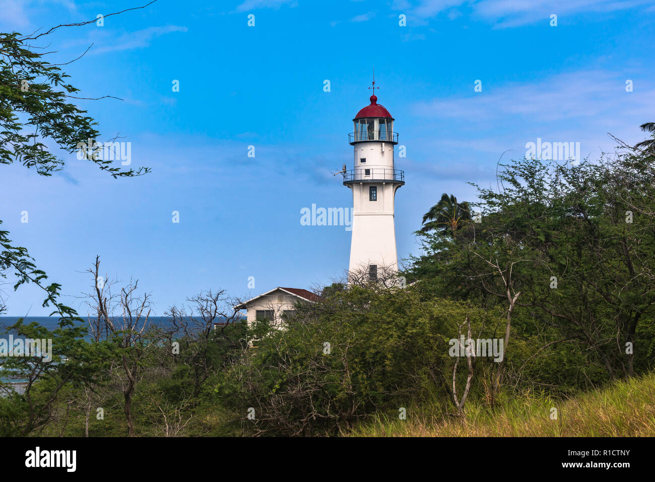 Diamond head lighthouse oahu hawaii hi-res stock photography and images ...
