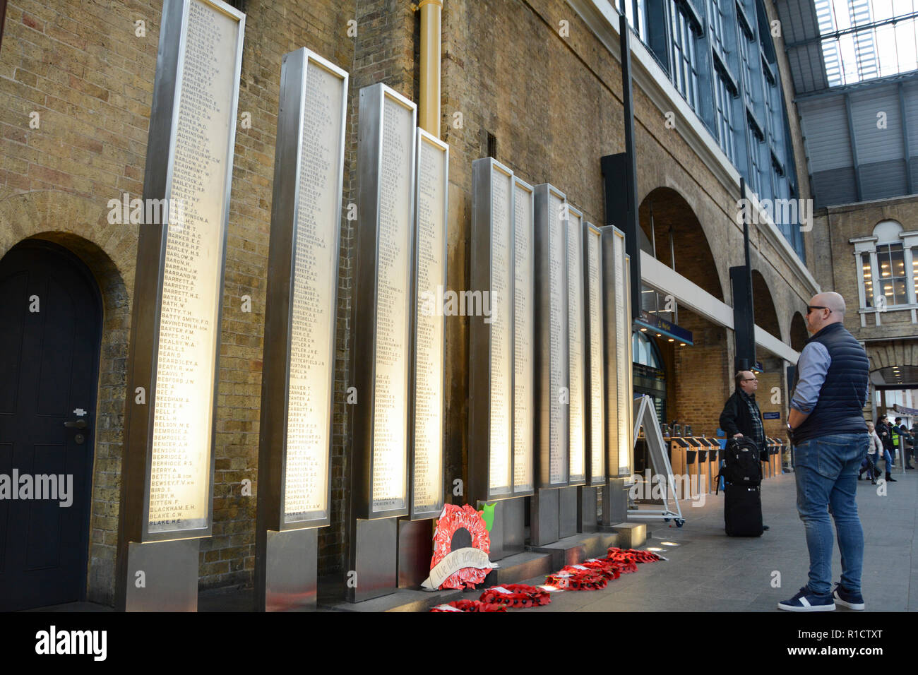 Great Northern Railway memorial at Kings Cross station, London, UK ...