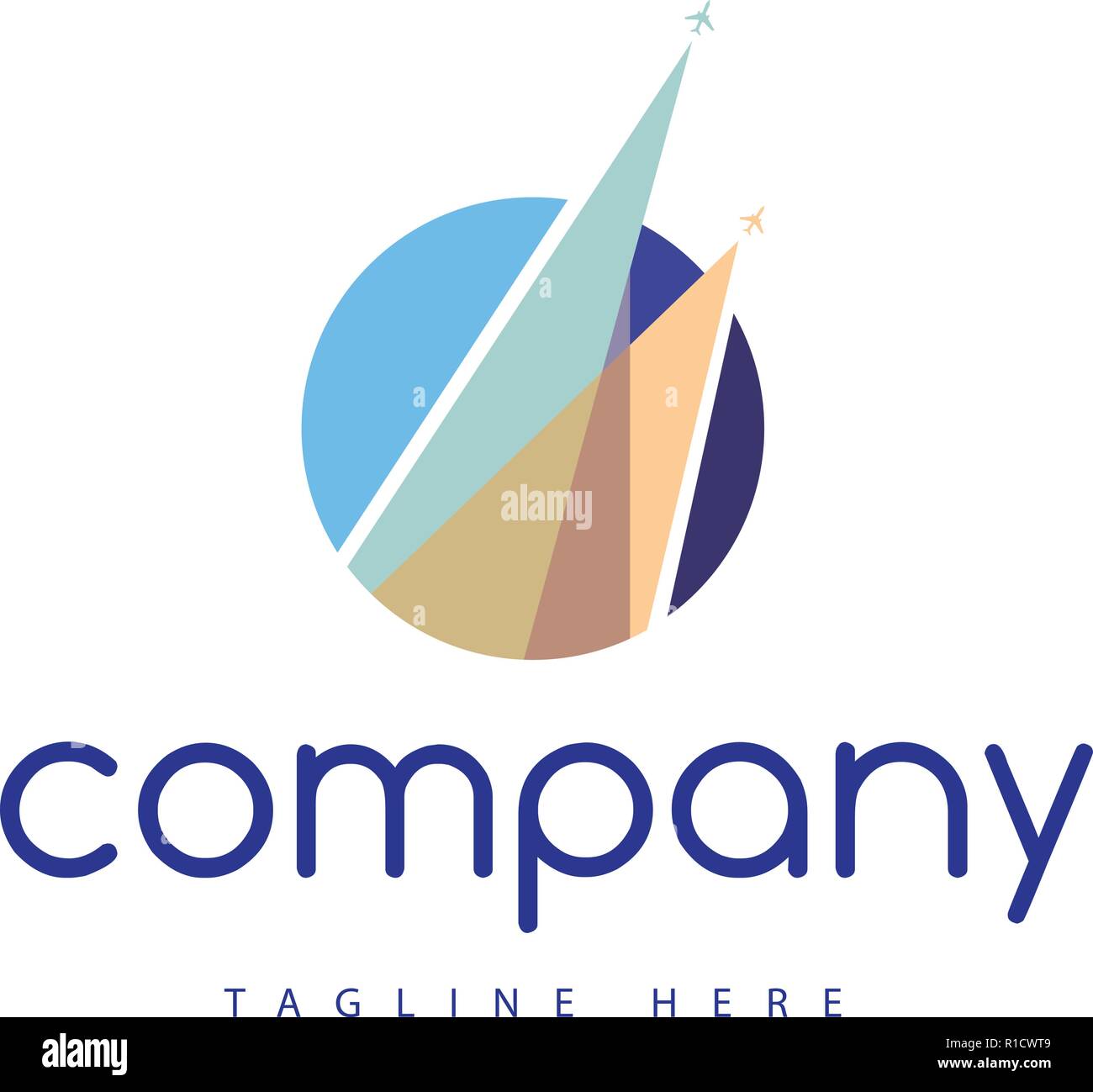 Air circle logo hi-res stock photography and images - Alamy