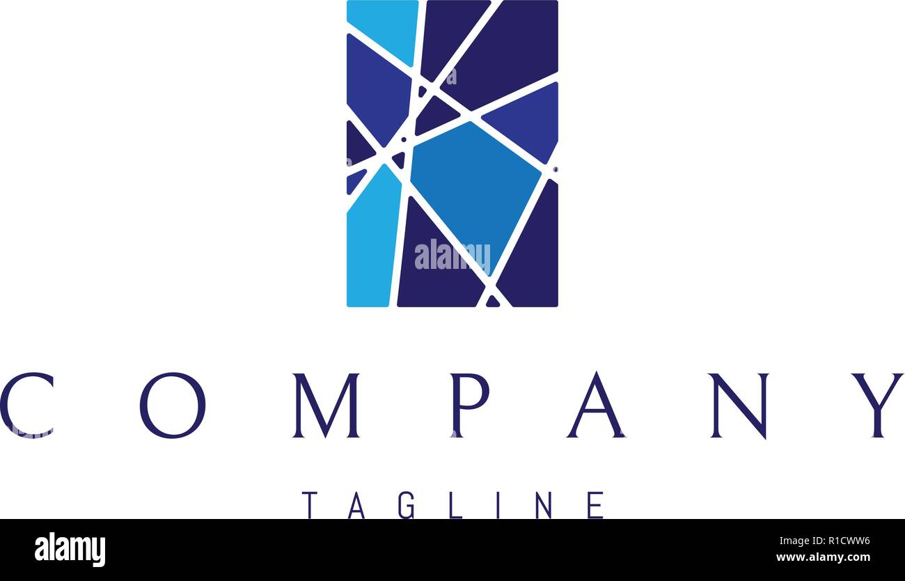 Stained Glass Window vector logo image Stock Vector Image & Art - Alamy