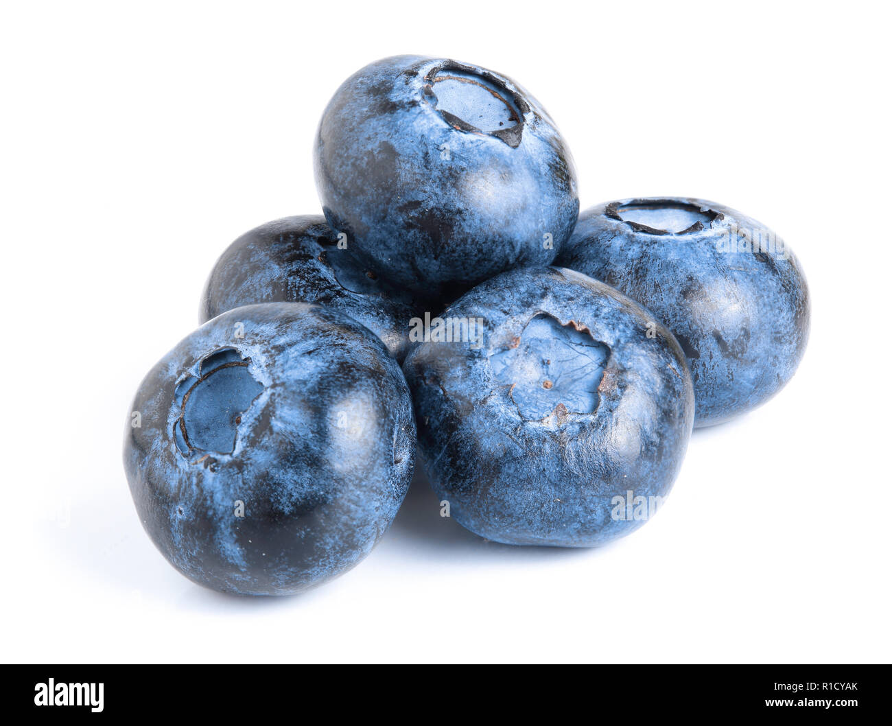 fresh ripe blueberry isolated on white background Stock Photo - Alamy