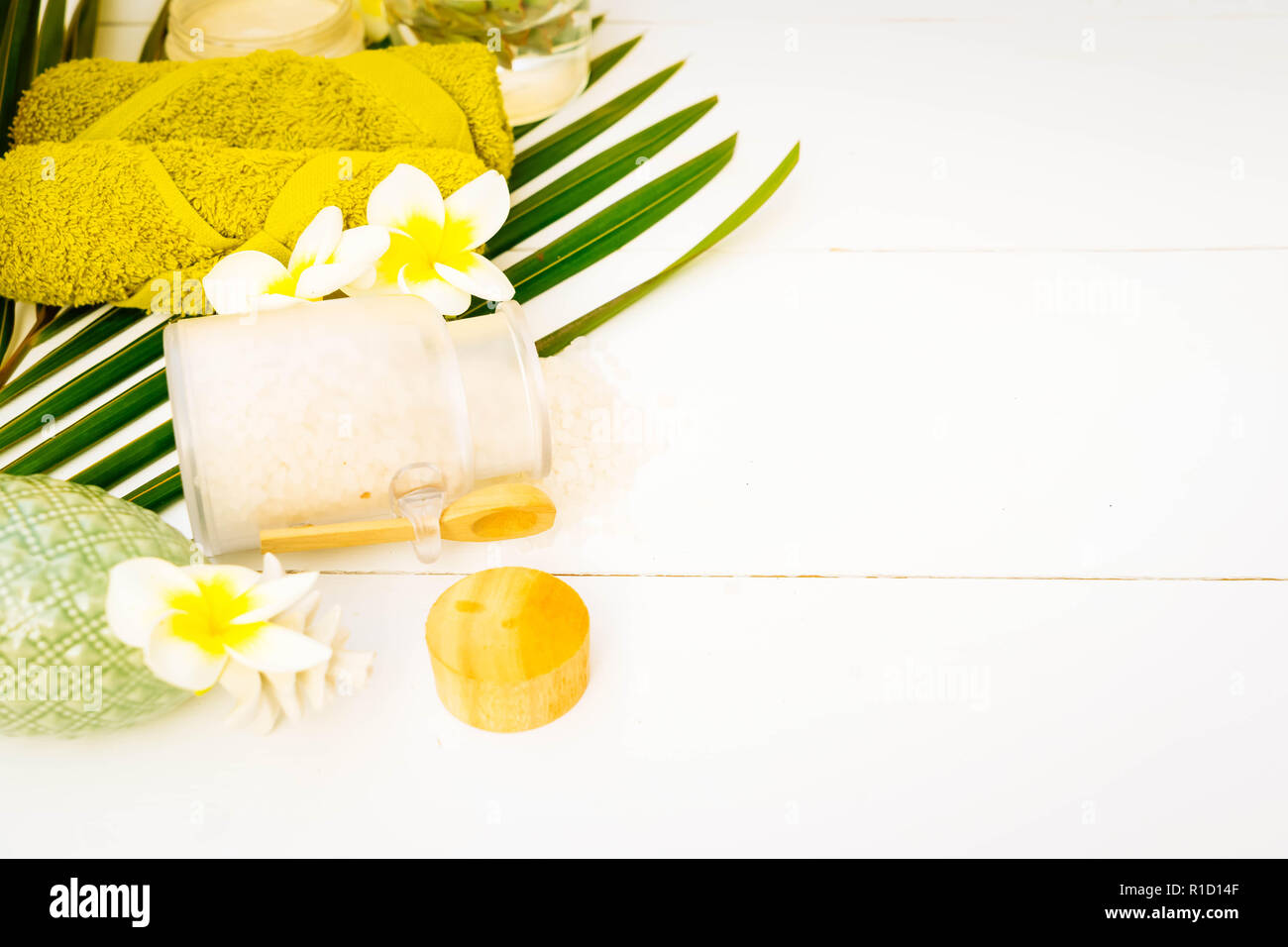 Beauty background with facial cosmetic products Stock Photo - Alamy