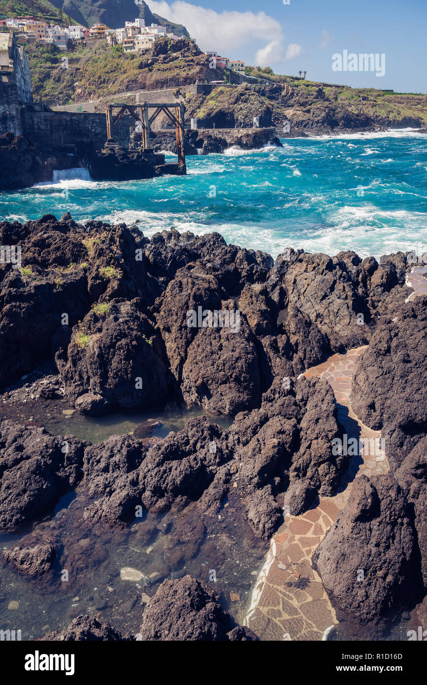 Town of Garachico, Tenerife, Spain Stock Photo - Alamy