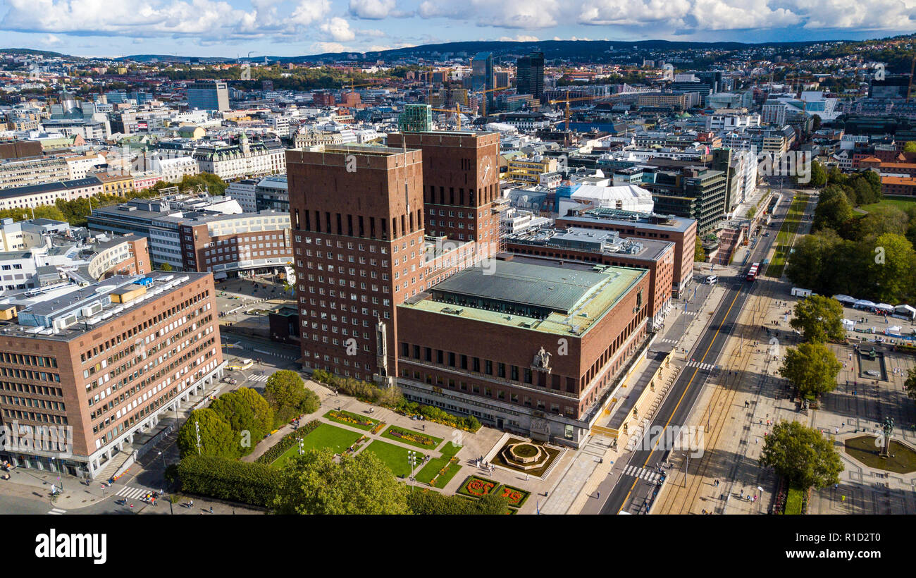 Rådhuset, City Hall, Oslo, Norway Stock Photo - Alamy
