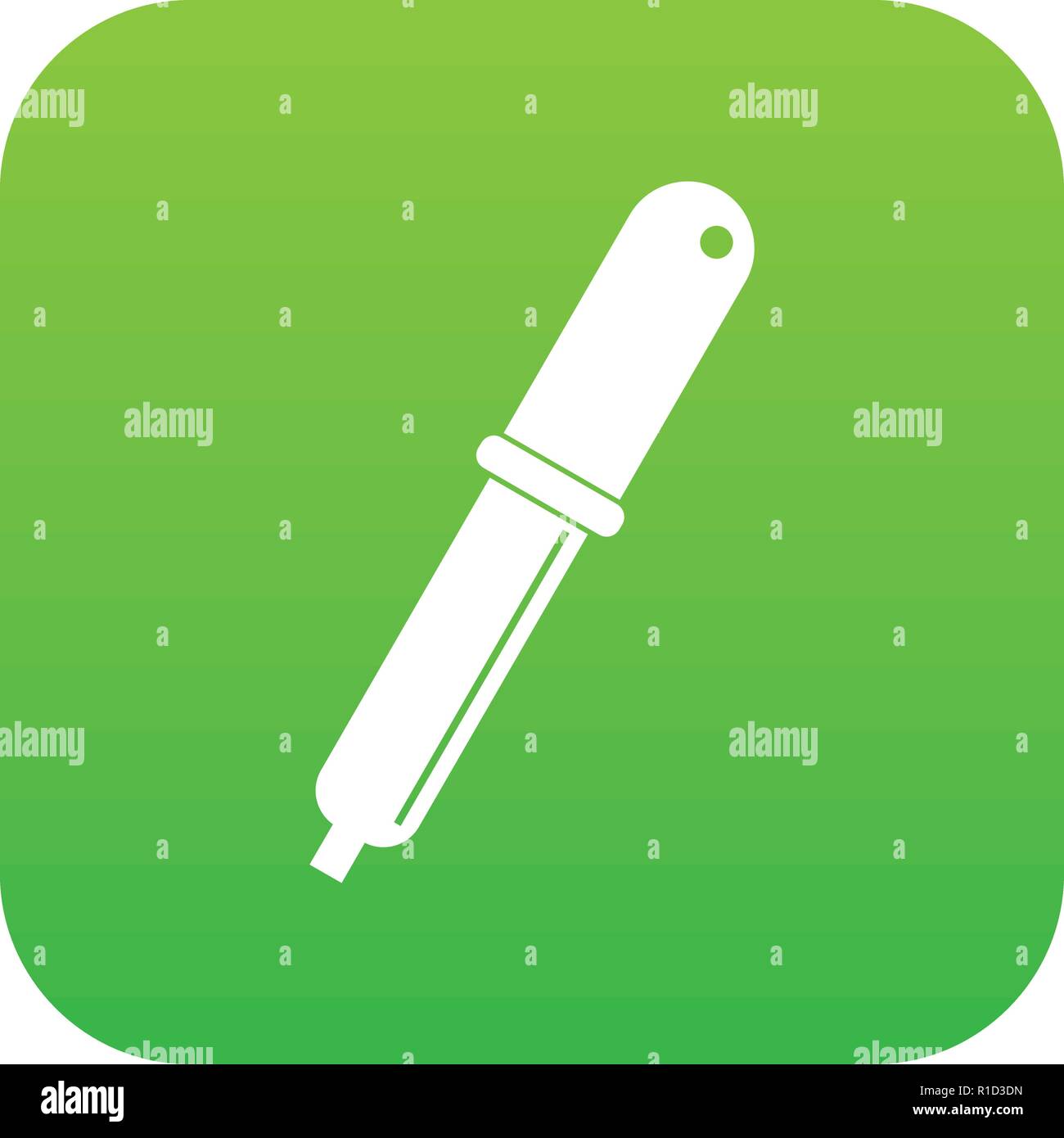 Color picker pipette icon digital green Stock Vector Image & Art - Alamy