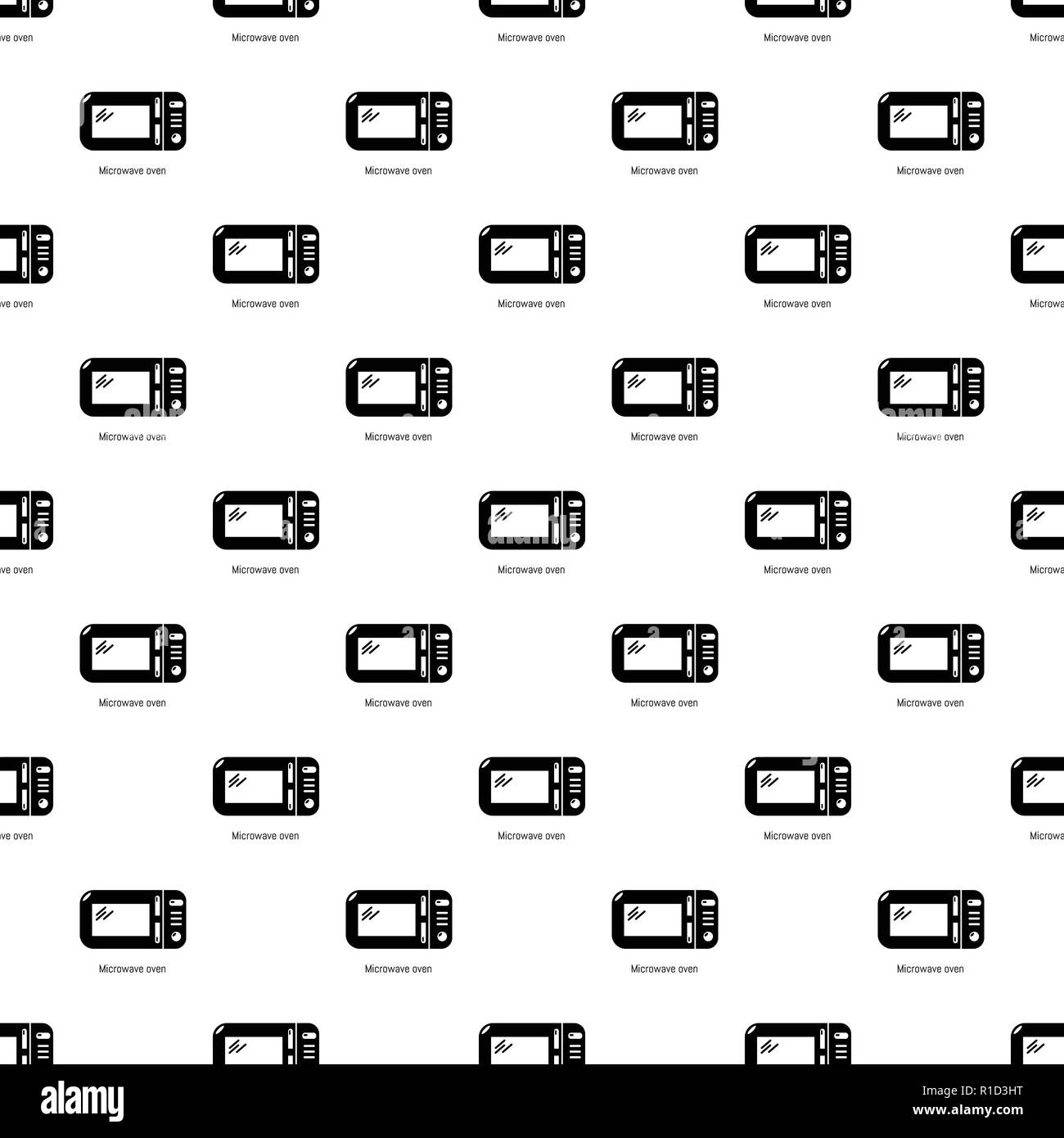 Microwave pattern vector seamless Stock Vector Image & Art - Alamy