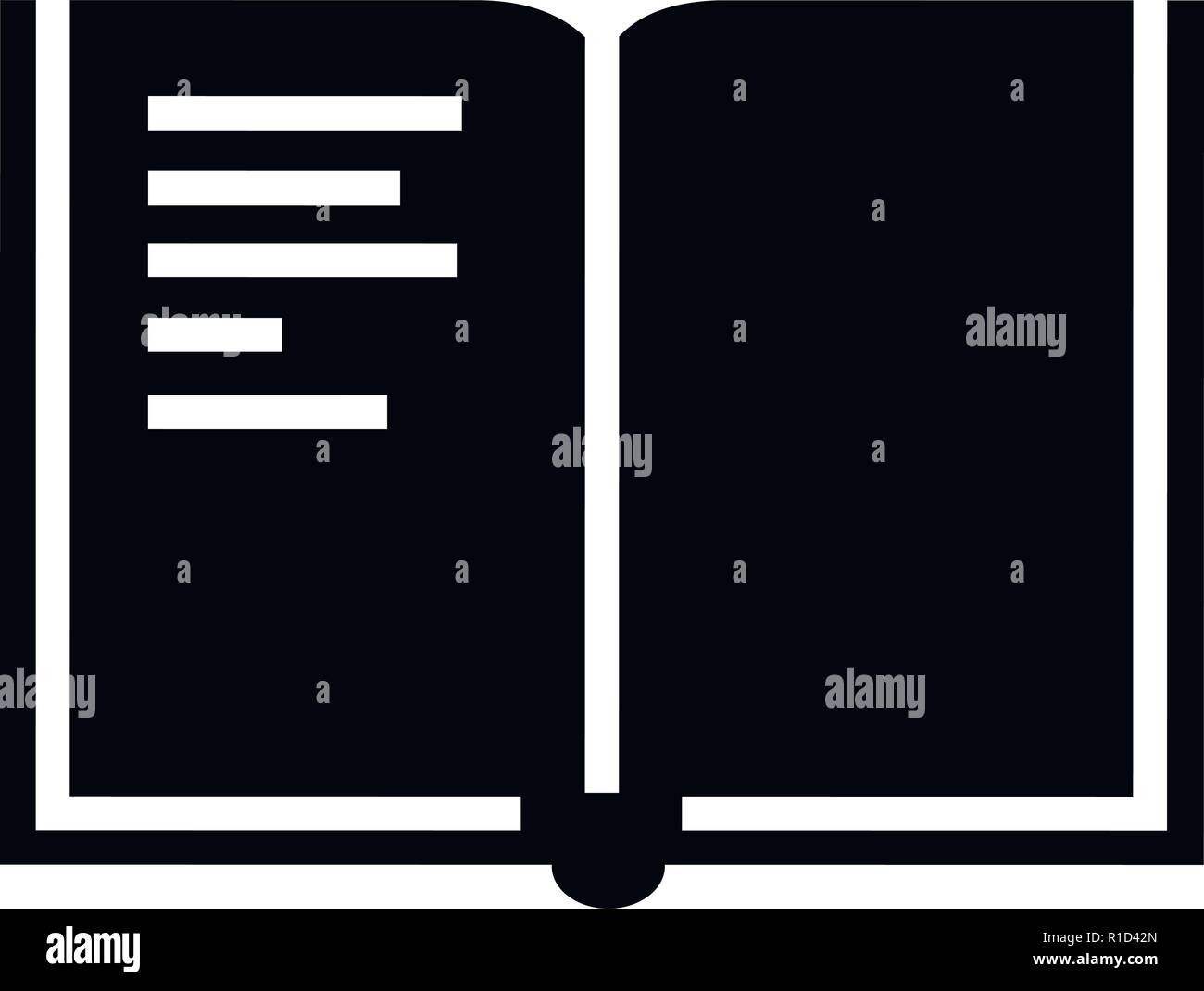 Open book icon, simple style Stock Vector Image & Art - Alamy