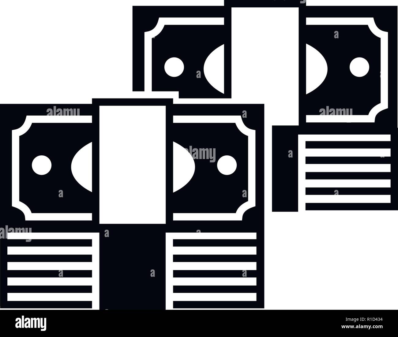 100 dollar bills white background Stock Vector Images - Alamy