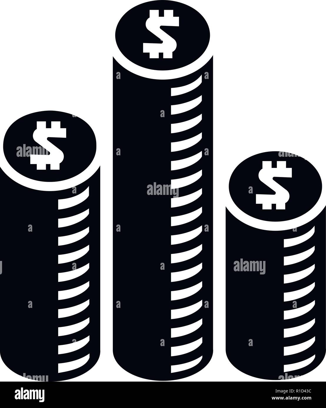 Stack bills statistic pile hi-res stock photography and images - Alamy