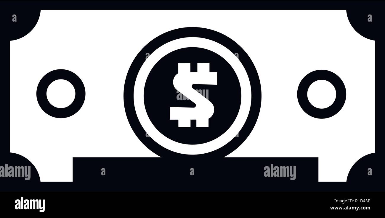 Dollar bill icon, simple style Stock Vector Image & Art - Alamy