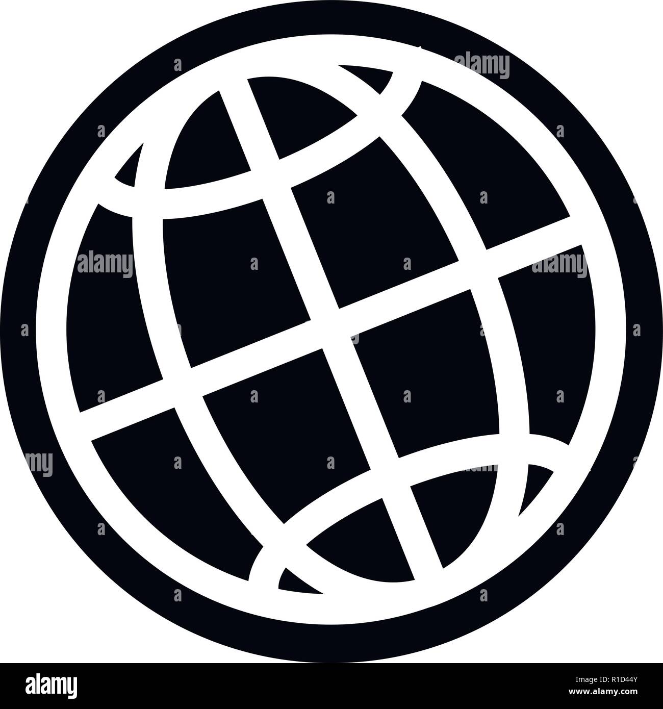 Globe icon, simple style Stock Vector Image & Art - Alamy