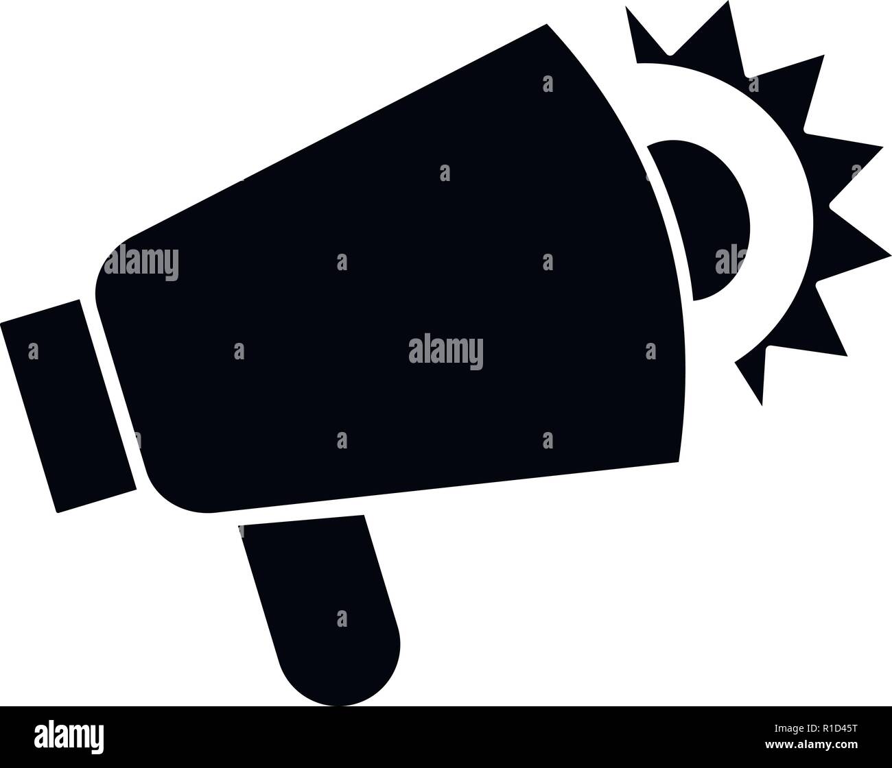 Loud megaphone icon, simple style Stock Vector Image & Art - Alamy