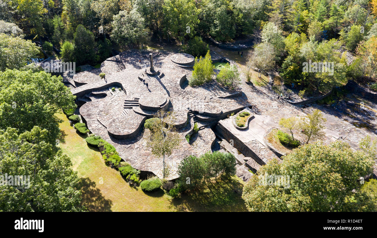 Opus 40, Sculpture Museum, Woodstock, NY, USA Stock Photo - Alamy