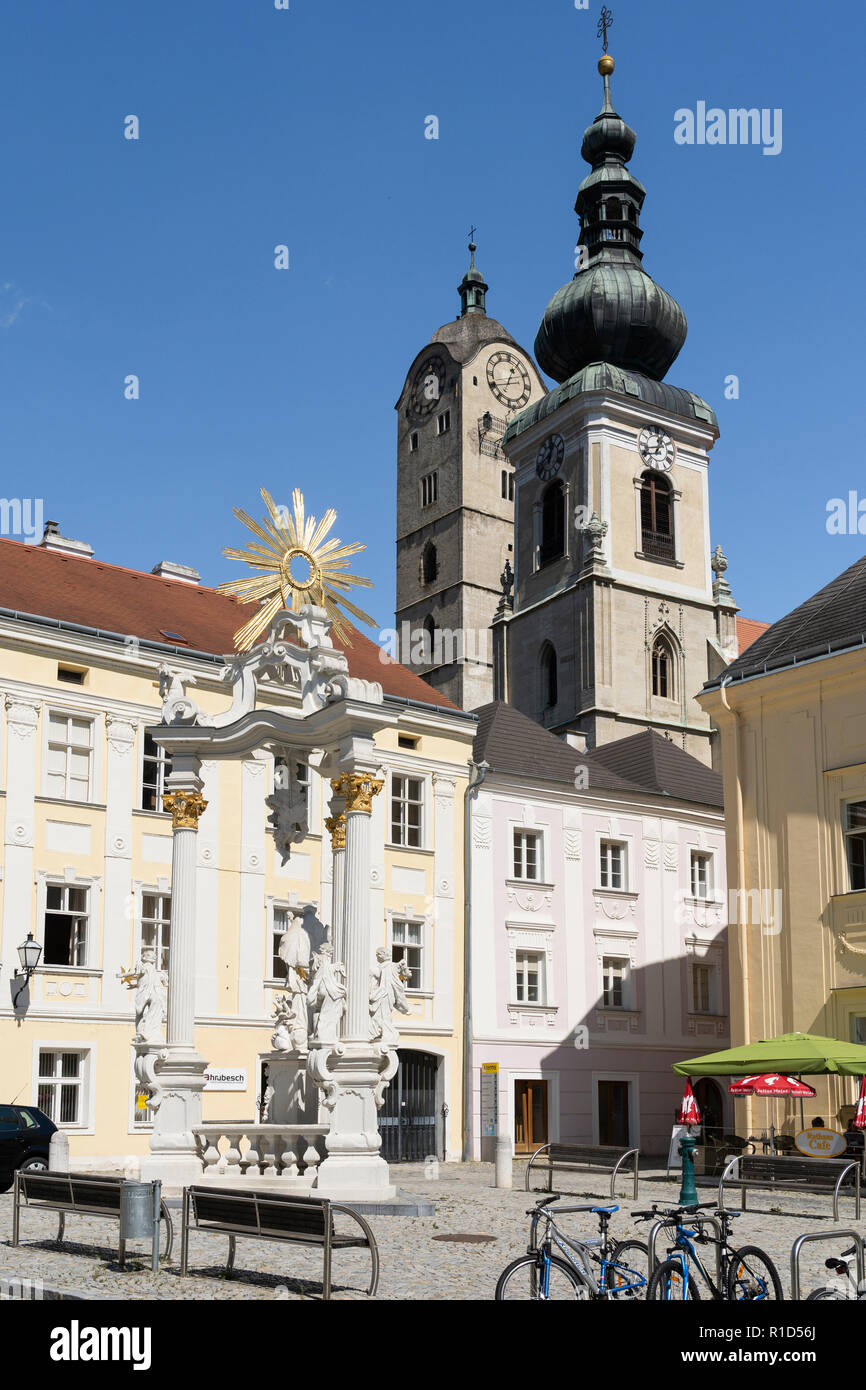 The historic centre of Stein an der Donau is a UNESCO world heritage ...