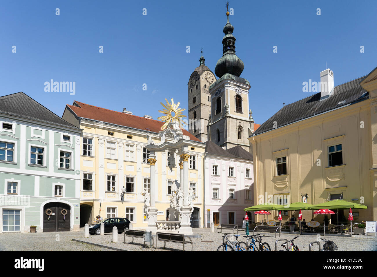 The historic centre of Stein an der Donau is a UNESCO world heritage ...