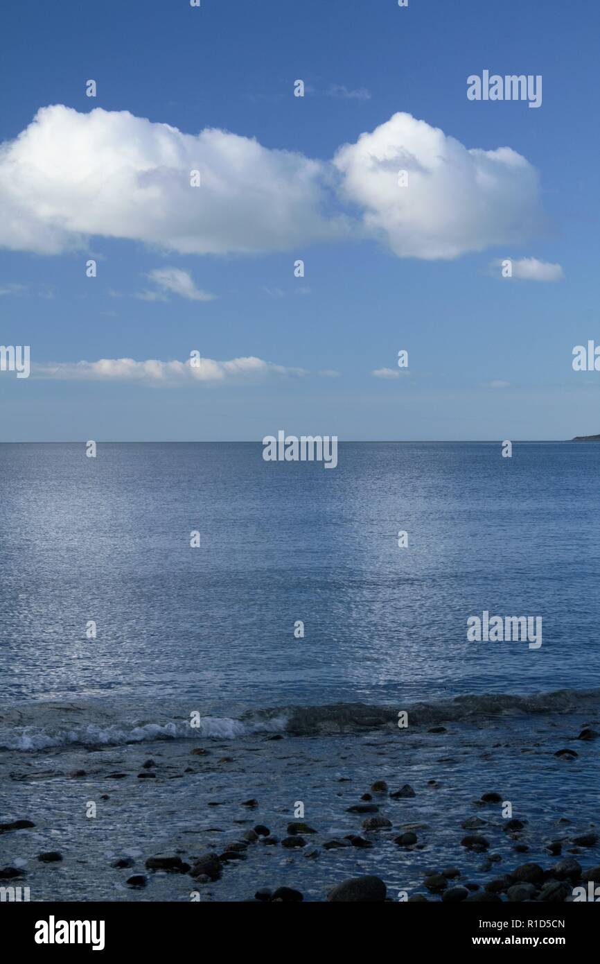 UK Sandscale Haws Nature Reserve. View towards Black Combe and the ...