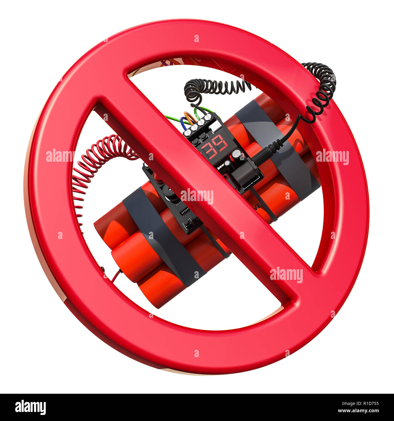 Tnt dynamite red bomb timer hi-res stock photography and images - Alamy