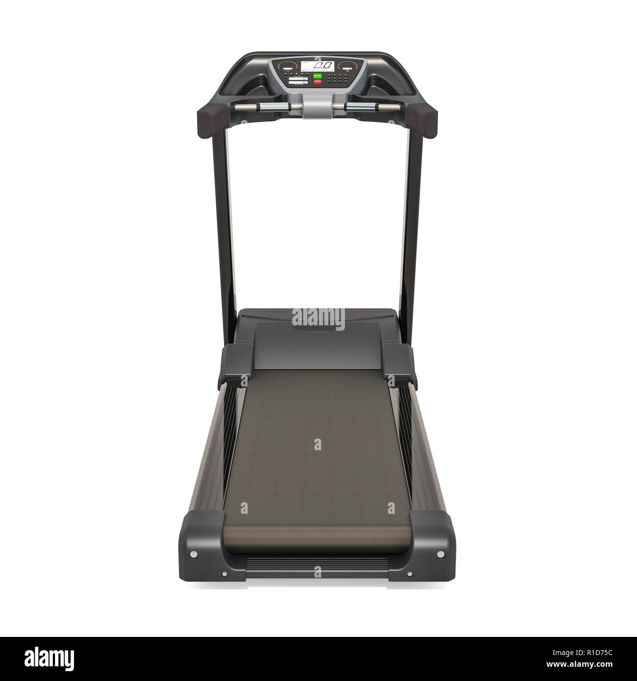 Treadmill closeup, 3D rendering isolated on white background Stock ...