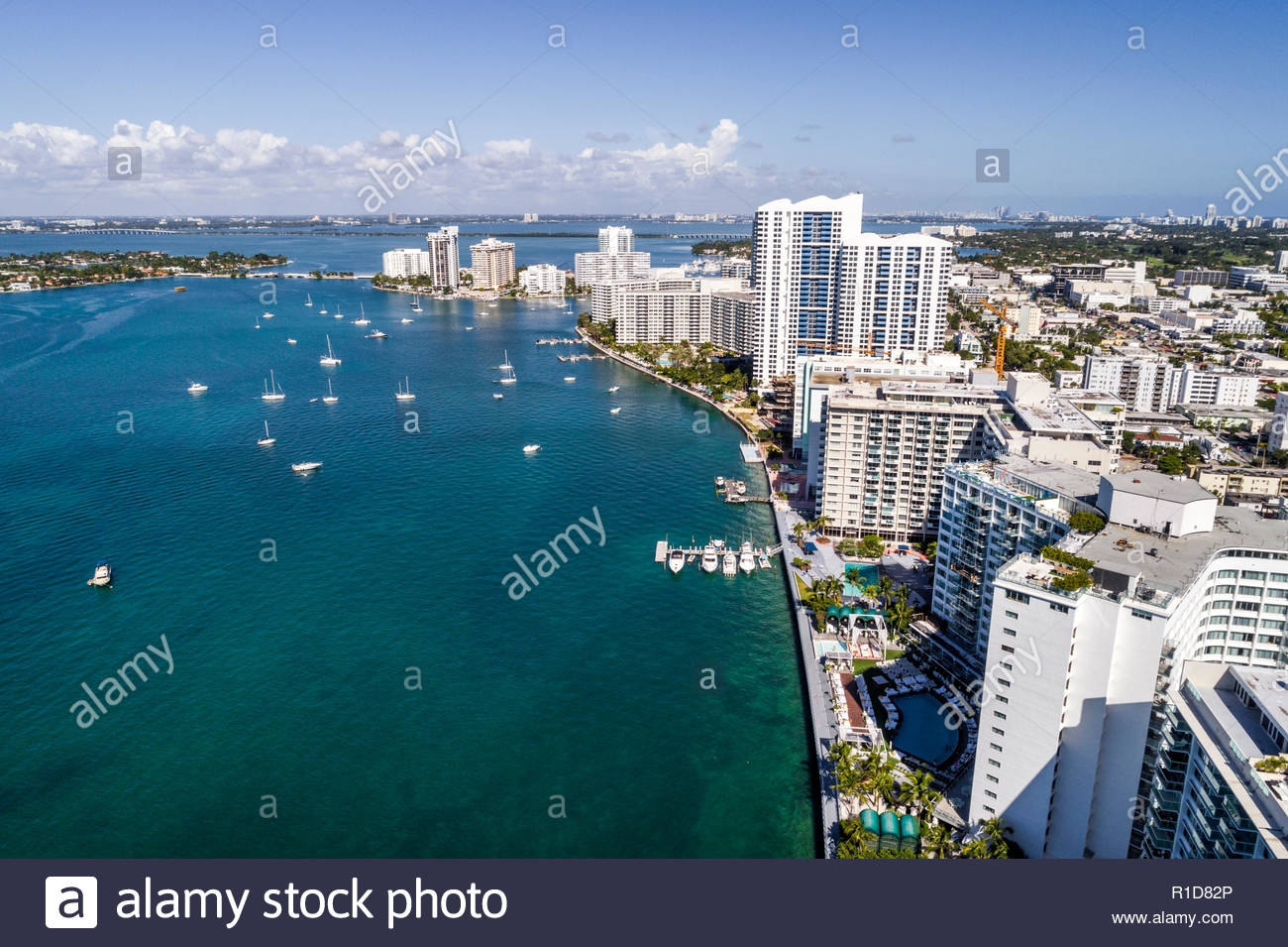 Biscayne Bay Aerial High Resolution Stock Photography and Images - Alamy