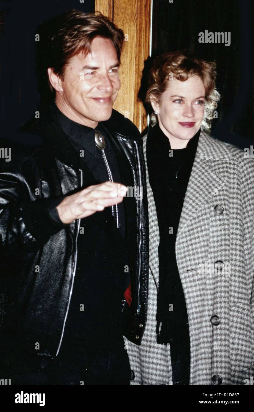 Melanie griffith and don johnson hi-res stock photography and images ...