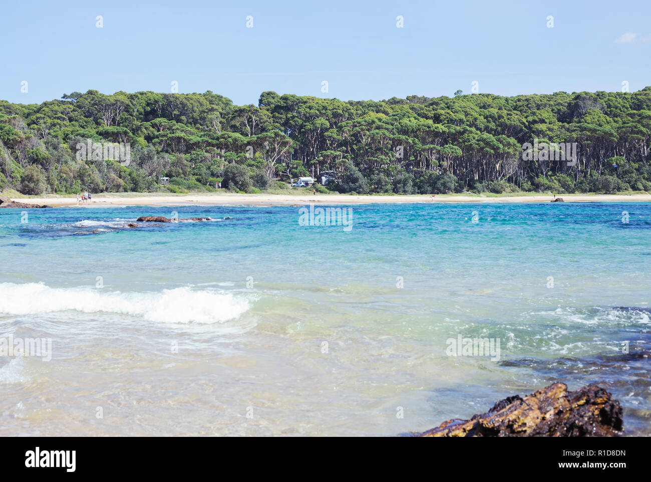White sandy Hyams Beach, New South Wales, Australia Stock Photo - Alamy