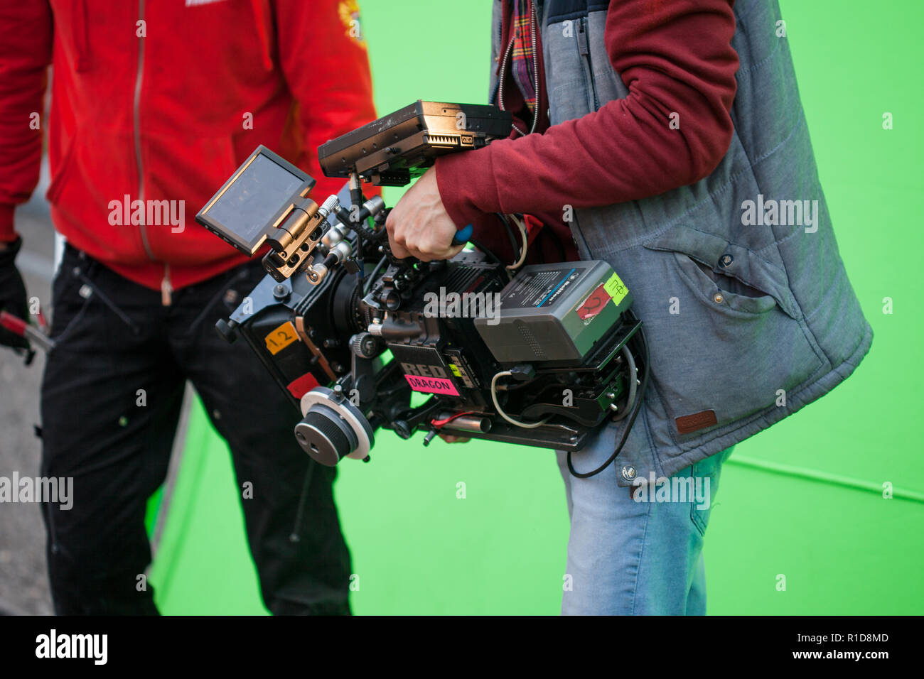 Action camera red screen hi-res stock photography and images - Alamy