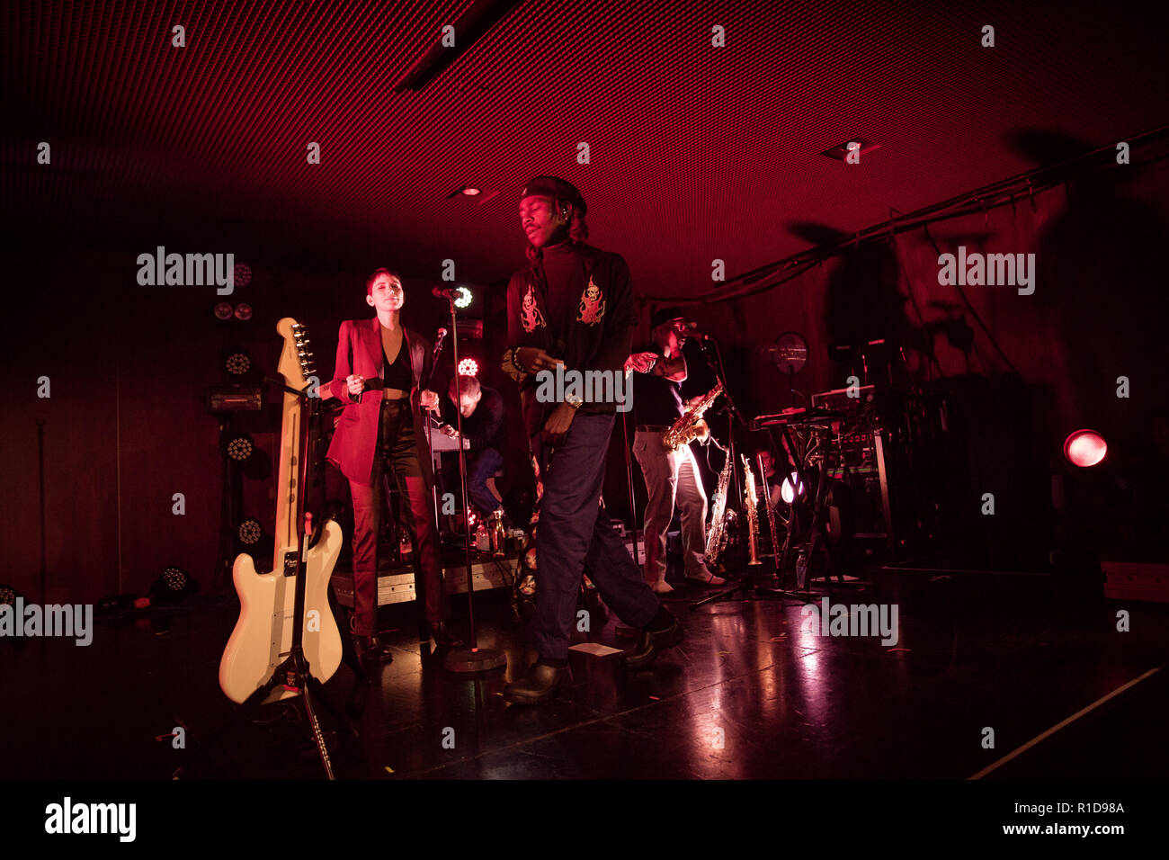 Iceland, Reykjavik - November 11, 2018. The British singer, songwriter ...
