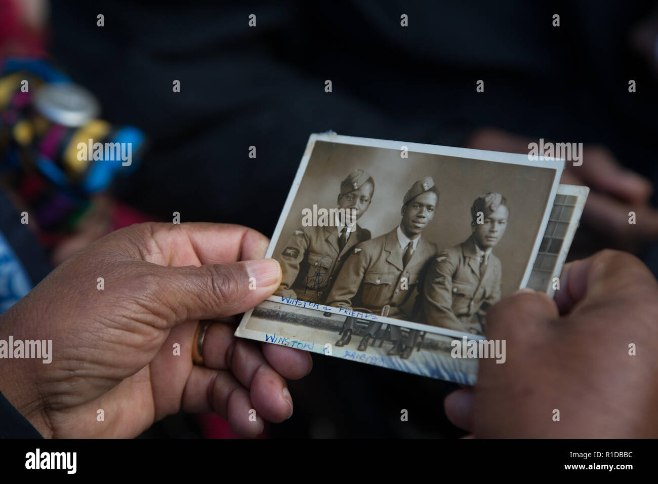 Remembrance Sunday Parade Wreath Laying War Memorial High Resolution ...