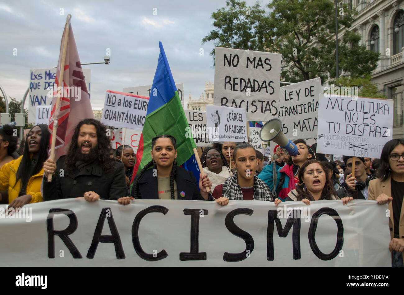 Racism Protest Spain High Resolution Stock Photography and Images - Alamy