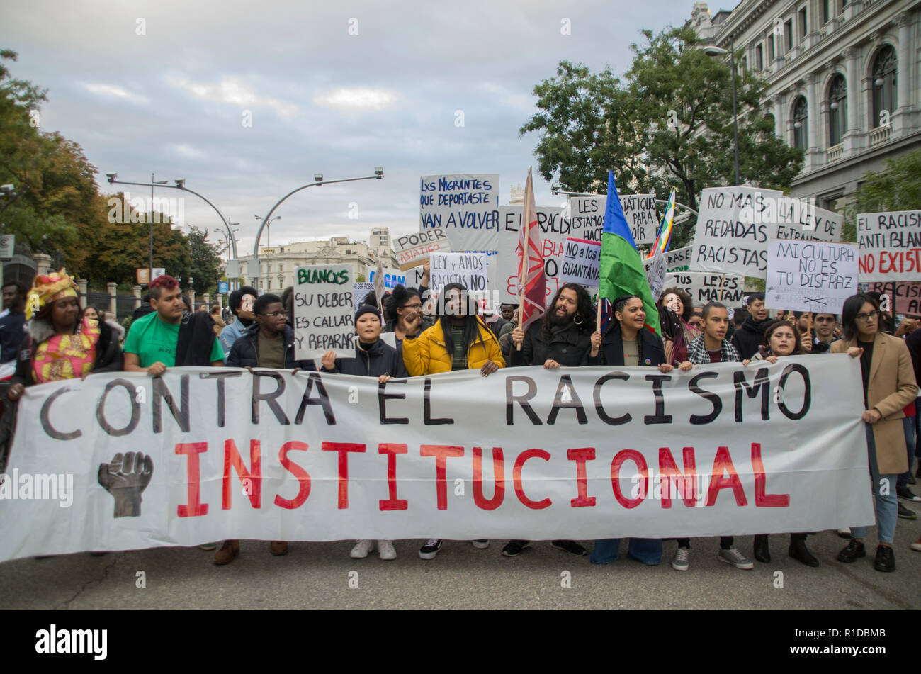 Racism Protest Spain High Resolution Stock Photography and Images - Alamy