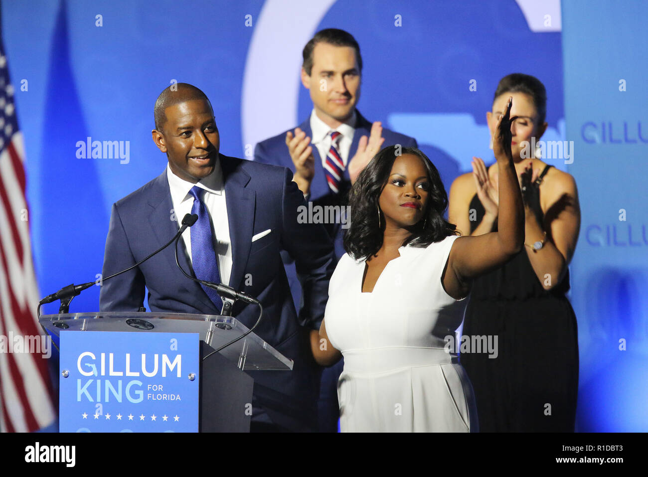 November 6, 2018 - Tallahassee, FLORIDA, U.S - (left to right, front to ...