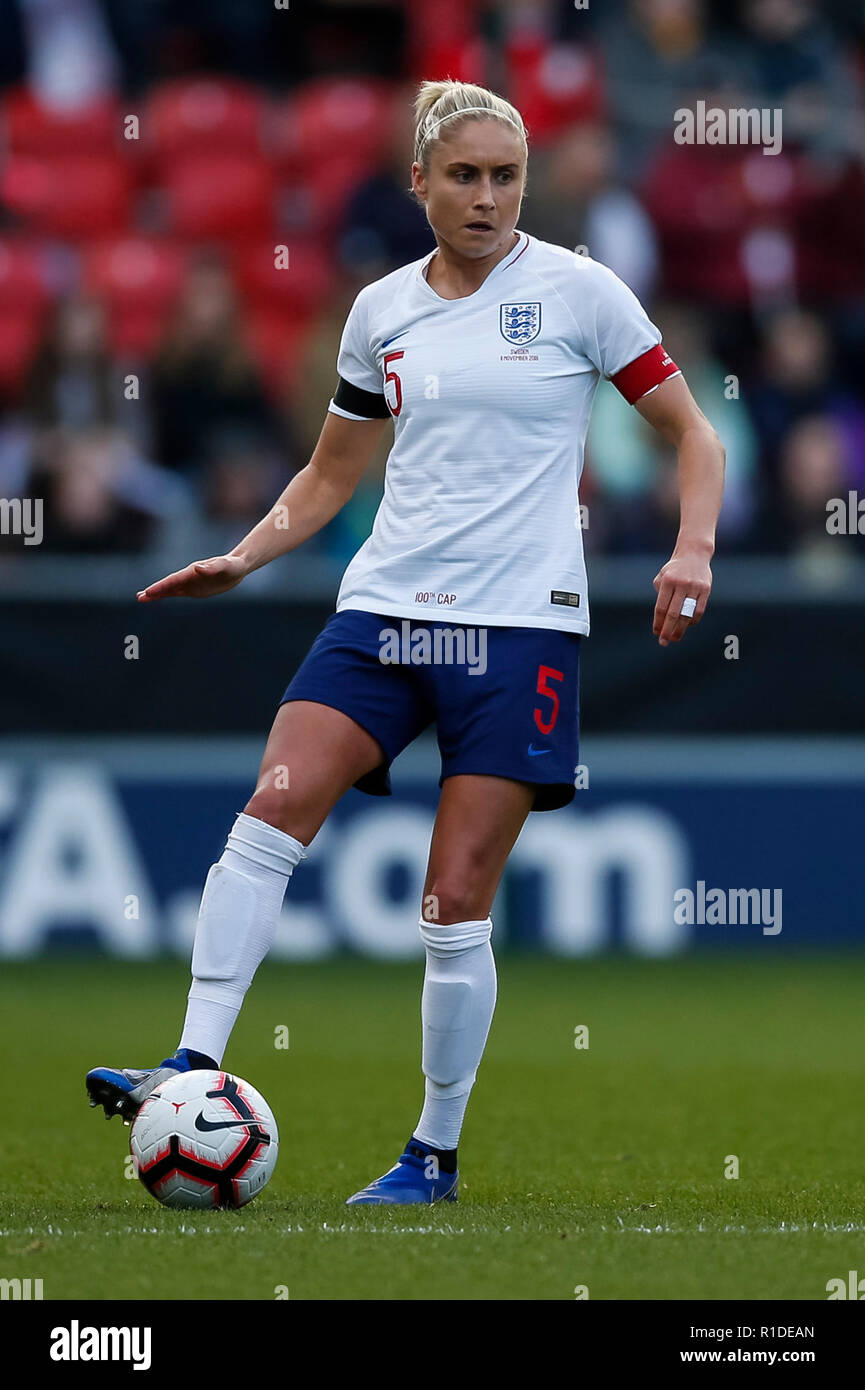 Steph Houghton of England during the International Friendly match ...