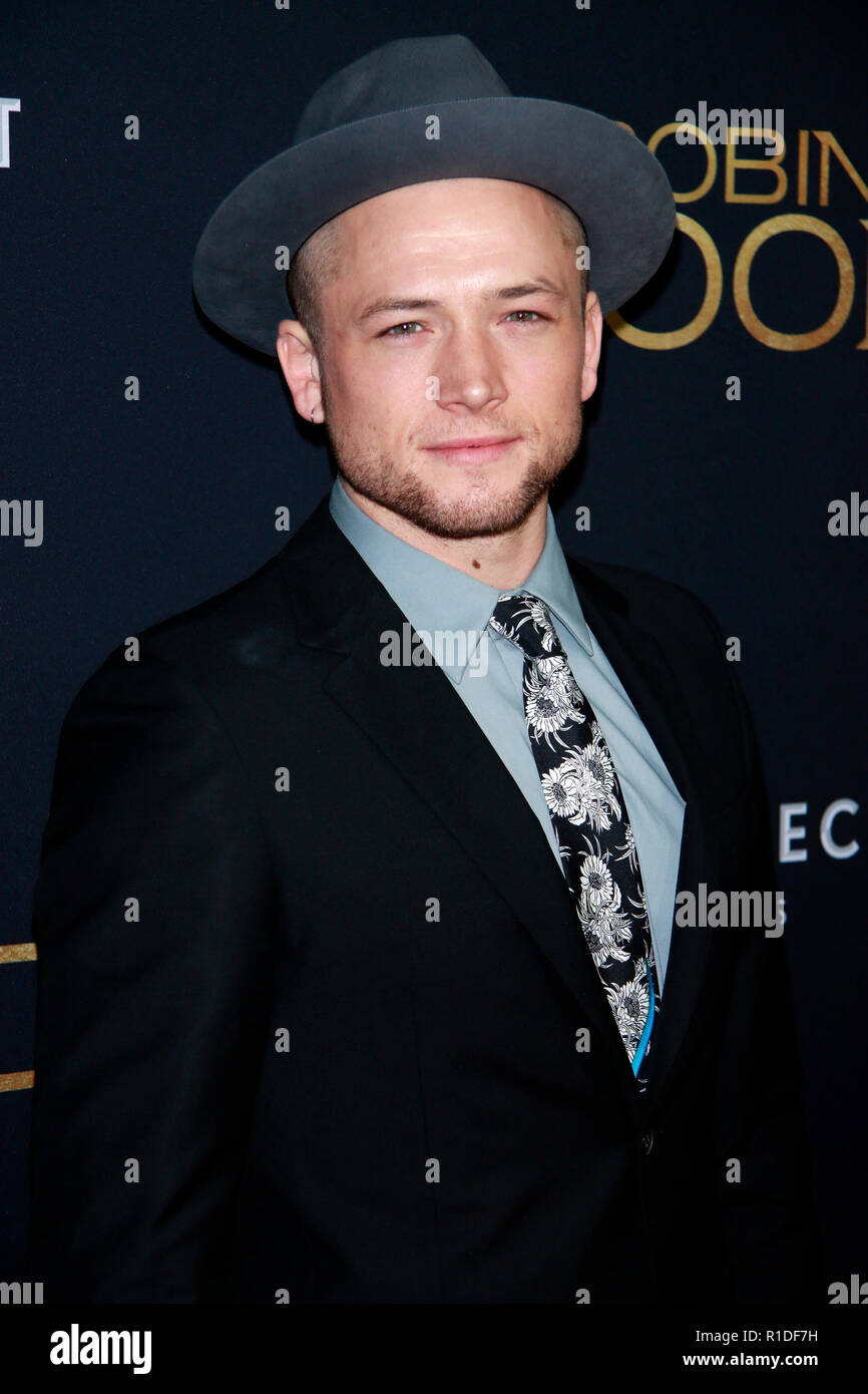 New York, NY, USA. 11th Nov, 2018. Taron Egerton at the New York ...