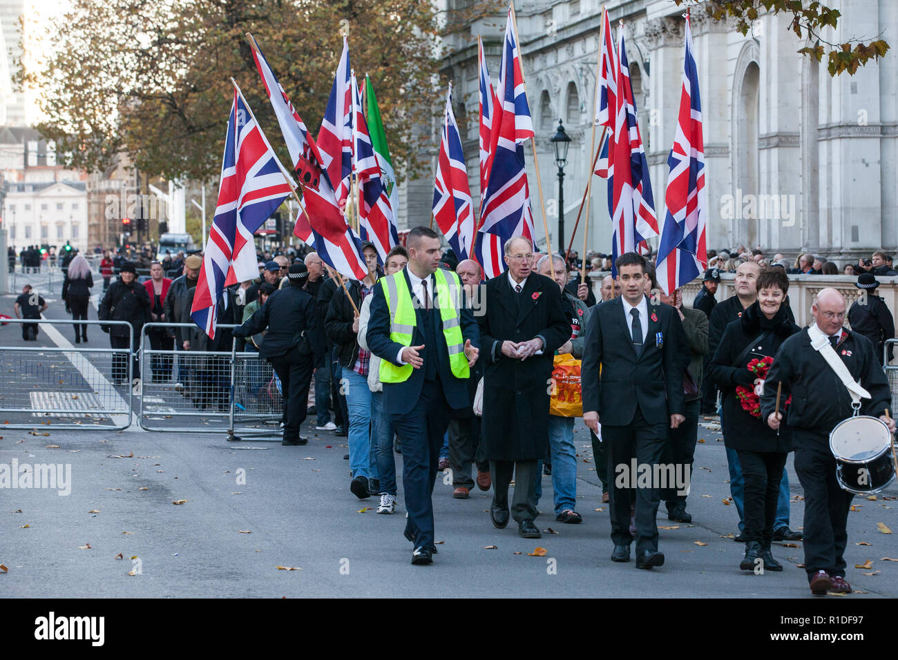 National front march remembrance sunday hi-res stock photography and ...